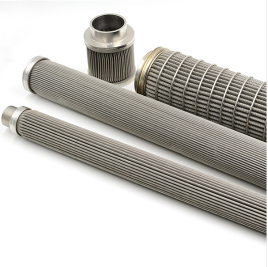 Pleated Sintered Filter Element for Polymer Melt – Huirui Wire Mesh Factory